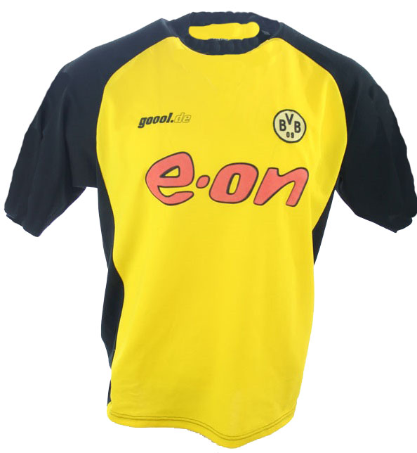 Goool.de Borussia Dortmund Trikot 8 Jan Koller 2001/02 BVB Match Worn ...